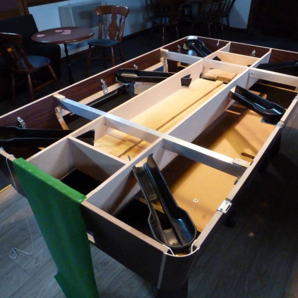 What Does The Inside Of A Pool Table Look Like?
